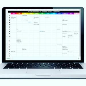 STEM Holidays Calendar & Create Your Own Holiday Activity - Erintegration