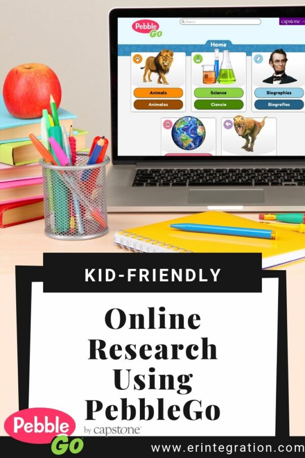 Online Research and Reading Using PebbleGo in the Classroom - Erintegration