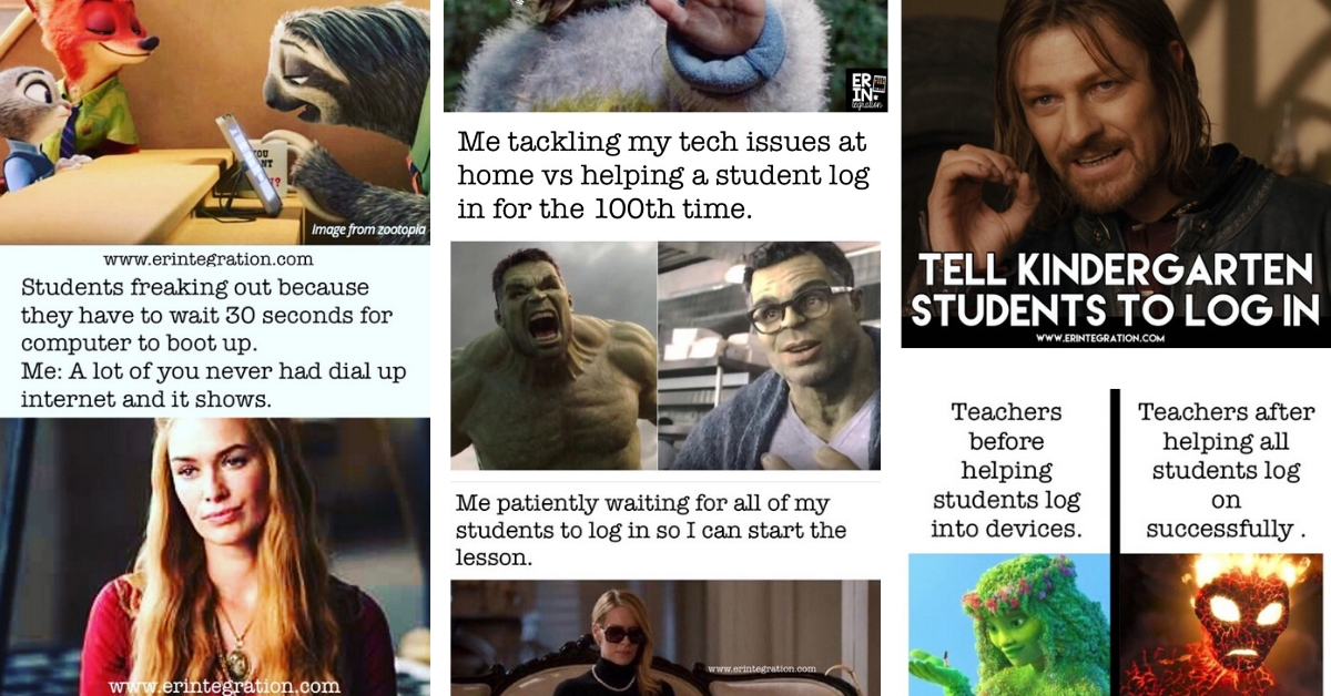 Technology Memes for Teachers - Erintegration