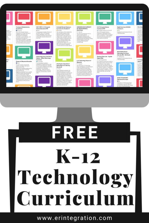 Technology Curriculum Guides for K-12 Roundup - Erintegration