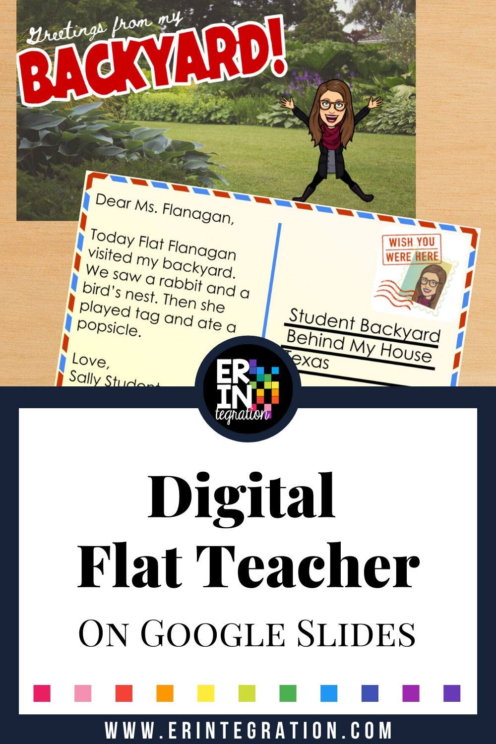 Digital Flat Teacher Project on Google Slides - Erintegration