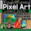 Camping Digital Pixel Art Magic Reveal MULTIPLICATION - Erintegration