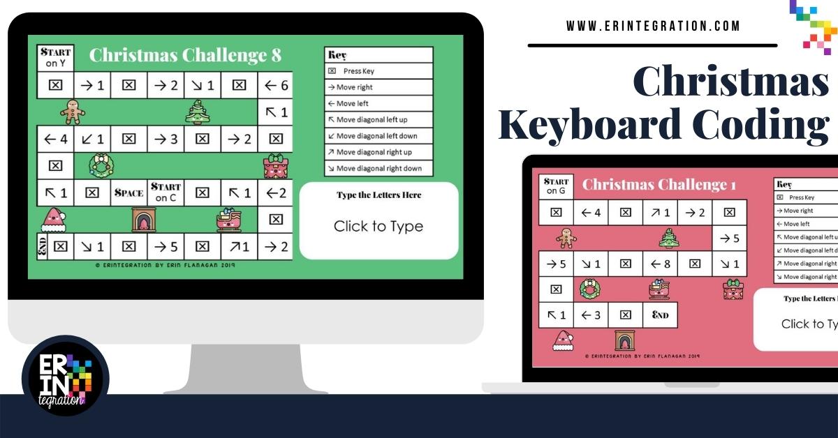 Coding & Keyboarding Practice: 12 Christmas Challenges - Digital ...