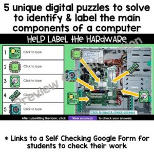 Digital Escape Room Keyboarding & Coding: Learn the Parts of a Computer - Erintegration
