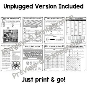 Digital Escape Room Keyboarding & Coding: Learn the Parts of a Computer ...