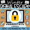 Digital Escape Room: Winter Keyboarding & Coding (Includes Unplugged ...