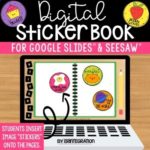 Digital Stickers & Sticker Book for Distance Learning in Google Slides ...