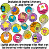 Digital Stickers & Sticker Book for Distance Learning in Google Slides ...