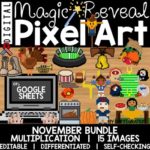 Google Sheets Digital Pixel Art Reveal