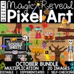 Google Sheets Digital Pixel Art Reveal