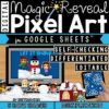 Snow Digital Pixel Art Magic Reveal MULTIPLICATION - Erintegration