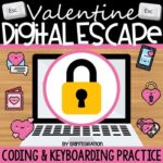 Valentine Digital Escape Room Keyboarding & Coding (Includes Unplugged ...