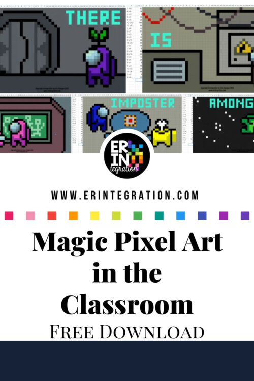 Google Sheets Digital Pixel Art Reveal - Erintegration