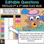 Digital Color by Number | Place Value | Editable | Google Slides ...