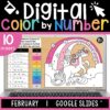 Digital Color by Number | Valentine's Day | Editable | Google Slides ...