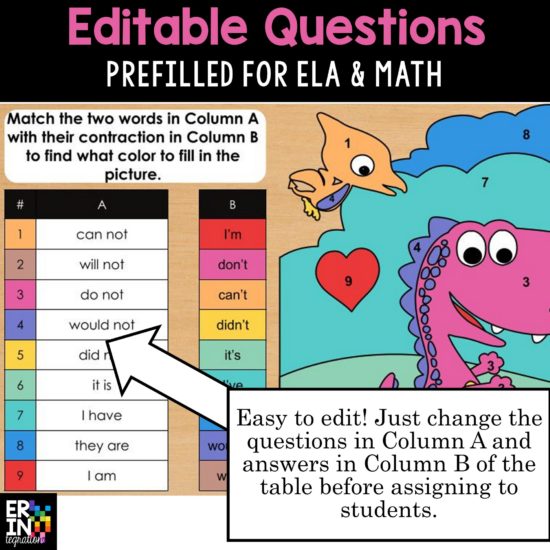 Digital Color by Number | Valentine's Day | Editable | Google Slides ...