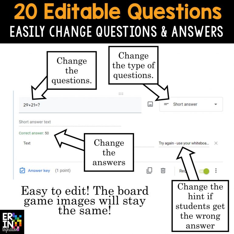 Digital Board Game | Place Value | Self-Checking | Editable | Google ...