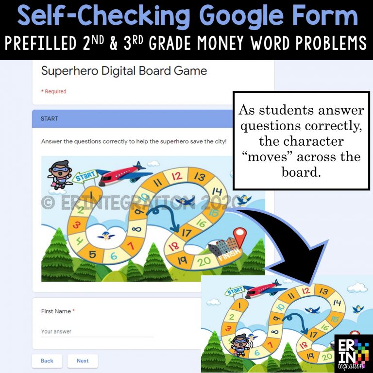 Digital Board Game | Counting Coins | Self-Checking | Editable | Google ...