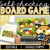 Digital Board Game | Fractions | Self-Checking | Editable | Google ...