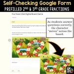 Digital Board Game | Fractions | Self-Checking | Editable | Google ...