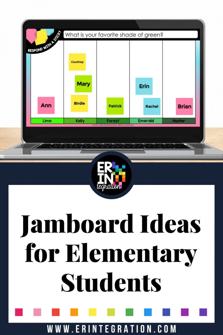 Google Jamboard Ideas for Elementary Students - Erintegration