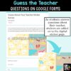 Guess About Your Teacher | Digital Sticker Survey | Editable | Google ...