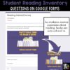 Reading Interest Inventory | Digital Sticker Survey | Editable | Google ...