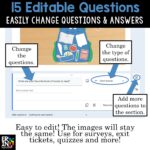 Student Information | Digital Sticker Survey | Editable | Google Forms ...