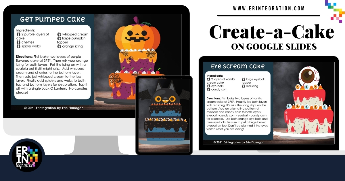 Halloween Create a Cake | Digital Activity | Editable | Google Slides ...