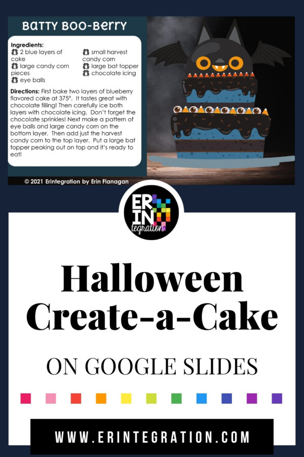 Creating a Digital Halloween Cake in Google Slides - Erintegration