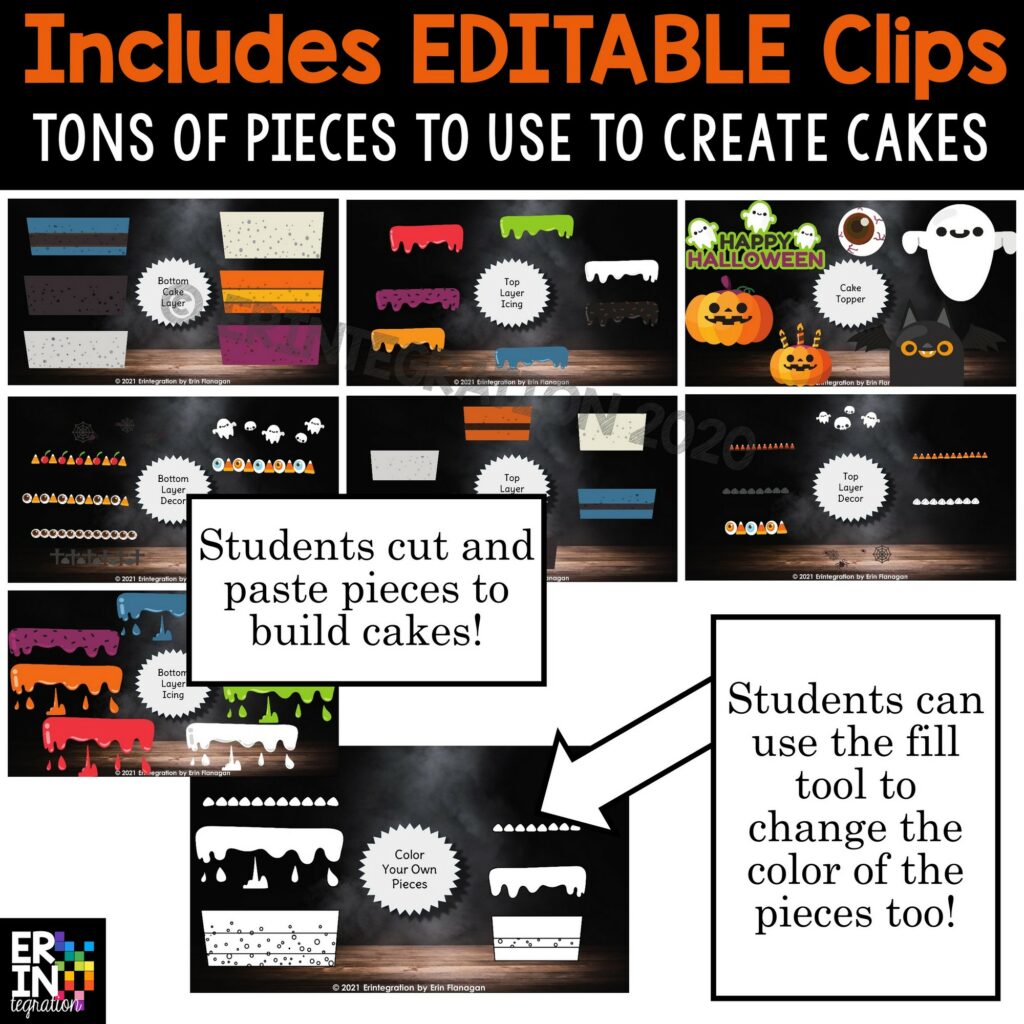 Halloween Create a Cake | Digital Activity | Editable | Google Slides ...