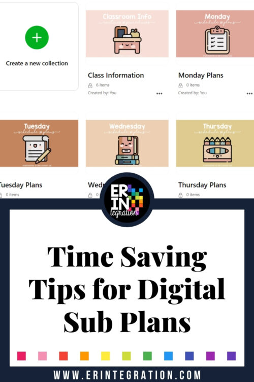 5 Time Saving Tips for Digital Sub Plans - Erintegration
