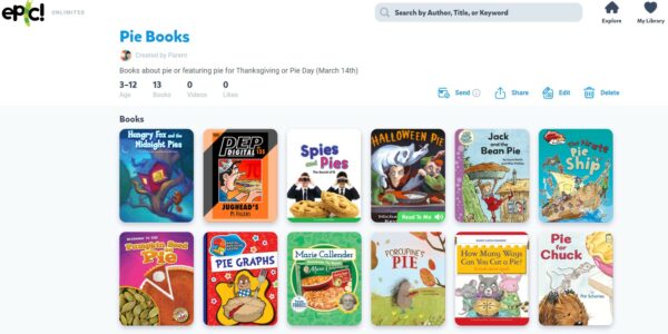 Digital Pie Activity for Thanksgiving or Pie Day - Erintegration