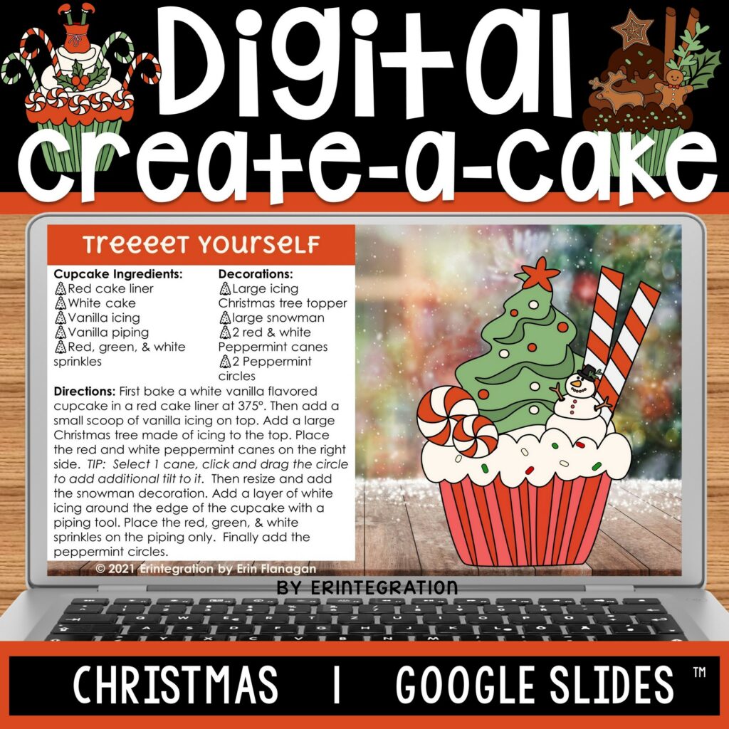 Winter Create a Cupcake | Digital Activity | Editable | Google Slides ...