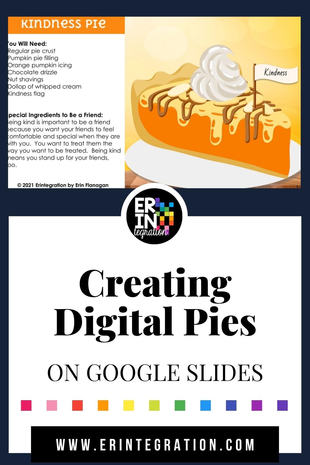 Digital Pie Activity for Thanksgiving or Pie Day - Erintegration