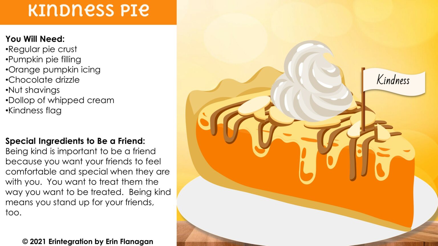 Digital Pie Activity for Thanksgiving or Pie Day - Erintegration