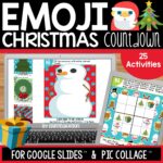 Christmas Activities | Google Slides | Emoji Countdown | Digital Advent ...