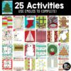 Christmas Activities | Google Slides | Emoji Countdown | Digital Advent ...