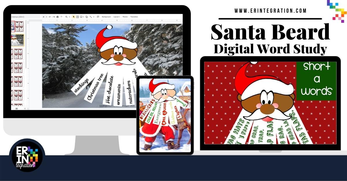 Digital Christmas Word Study Activity for Seesaw & Google Slides ...
