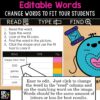 Digital Color by Word | New Year's Eve Words | Editable | Google Slides ...