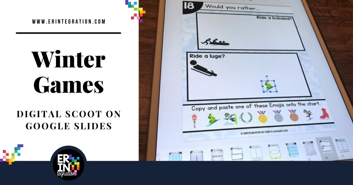 WINTER GAMES GOOGLE SLIDES DIGITAL SCOOT - Erintegration