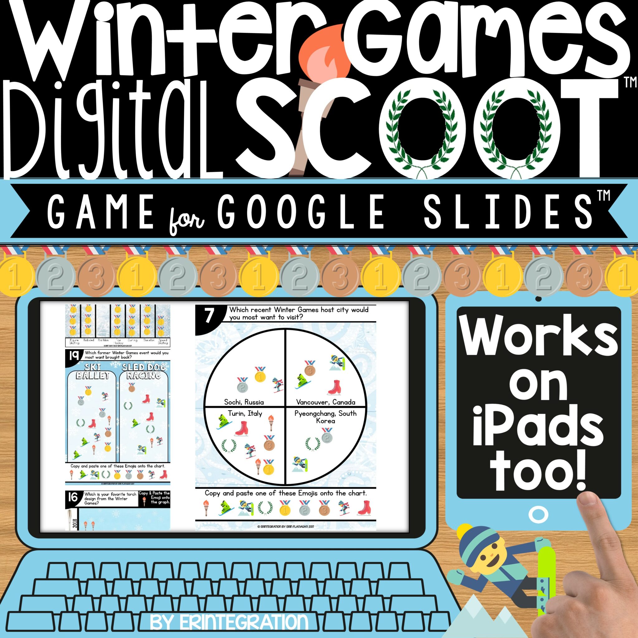 WINTER GAMES GOOGLE SLIDES DIGITAL SCOOT - Erintegration