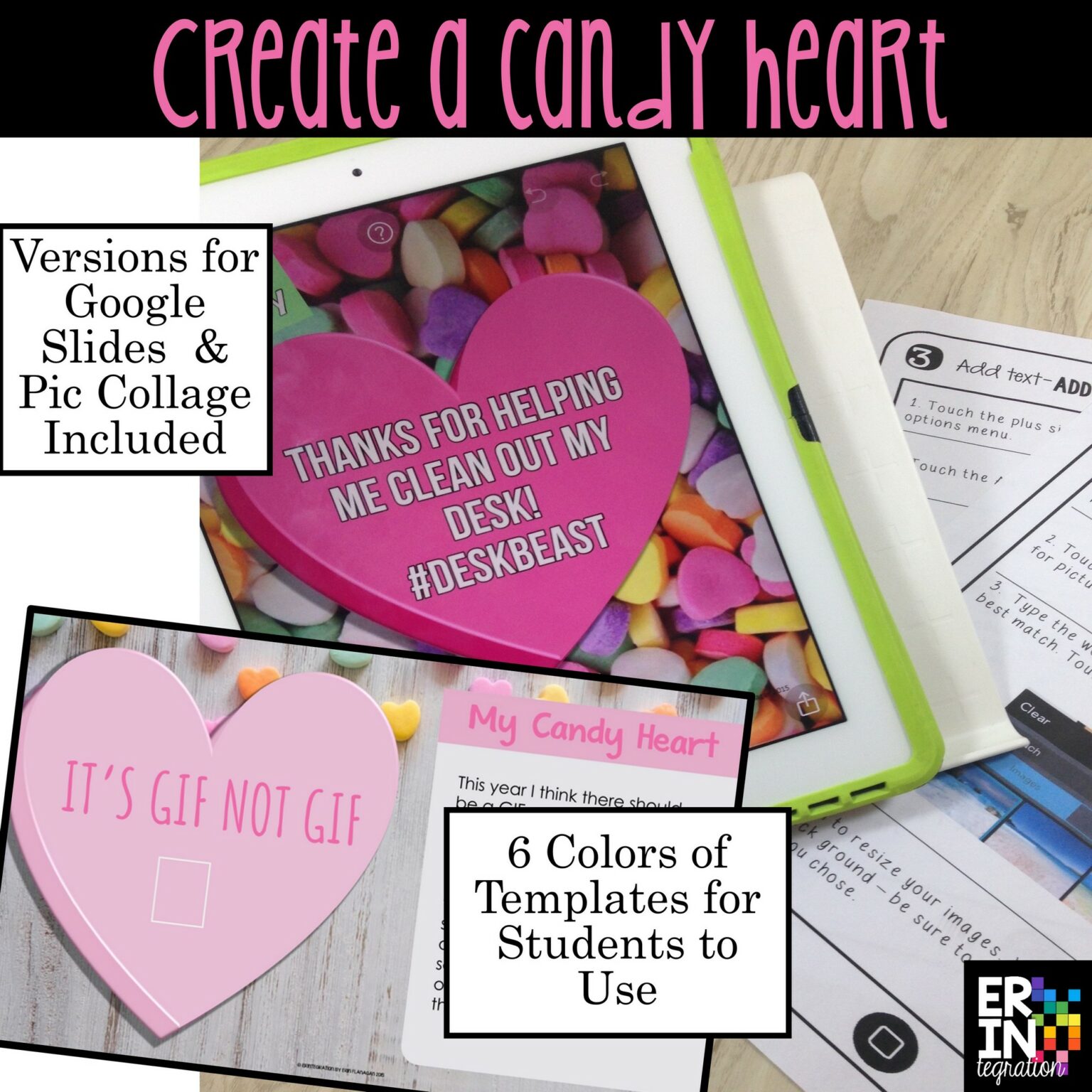 Valentines Day Conversation Hearts | Google Slides | Seesaw | Pic ...
