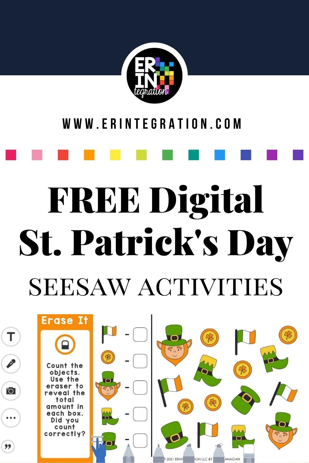 Seesaw Activities for St. Patrick's Day - Erintegration