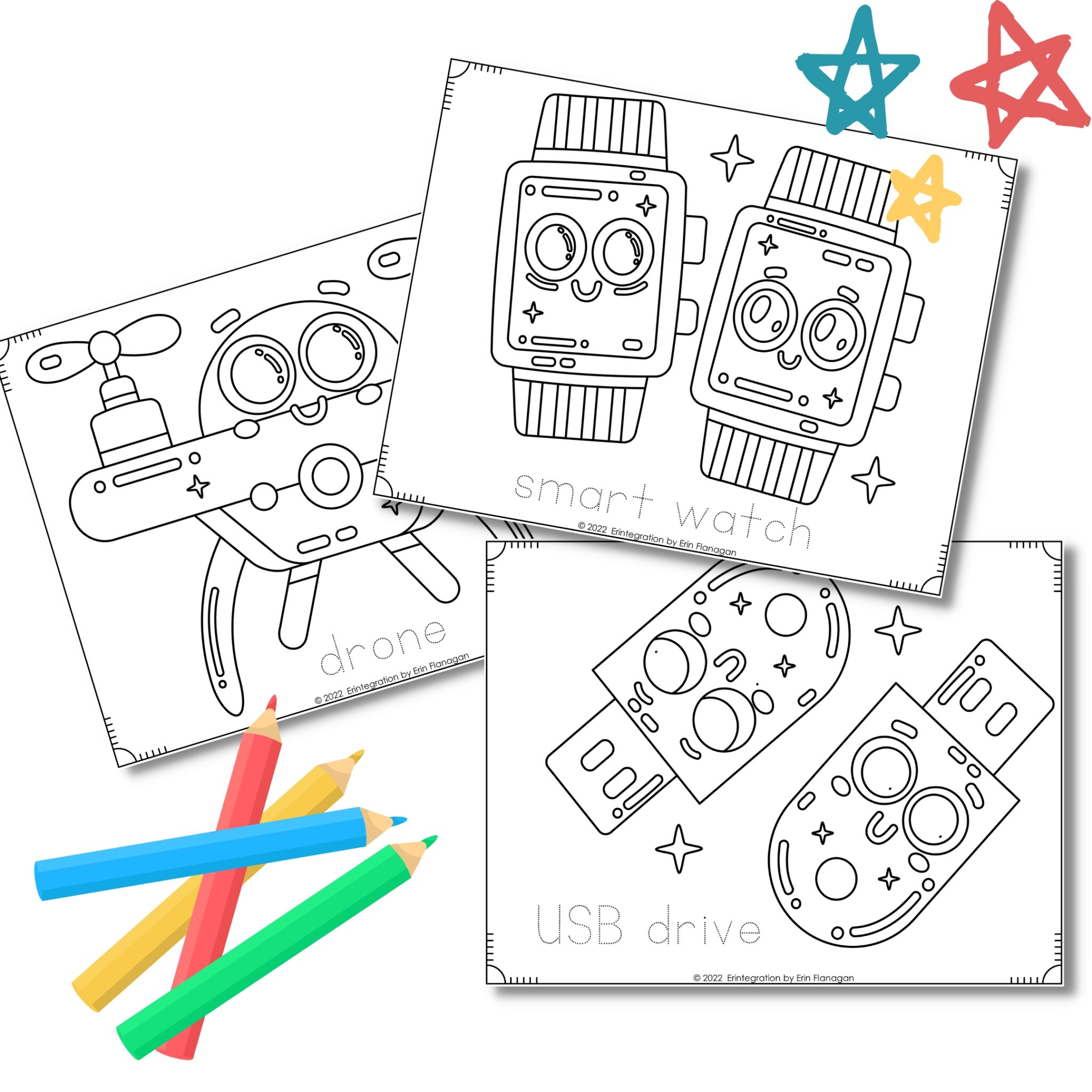 Technology Coloring Pages and the Benefits to Coloring in the Classroom ...