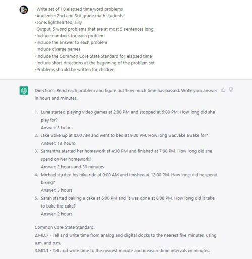 ChatGPT for Teachers - Tips for Writing Prompts - Erintegration