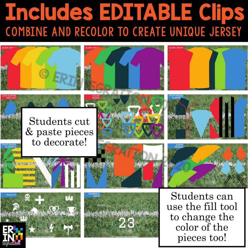 Sports Technology Activity | Design a Jersey on Google Slides ...