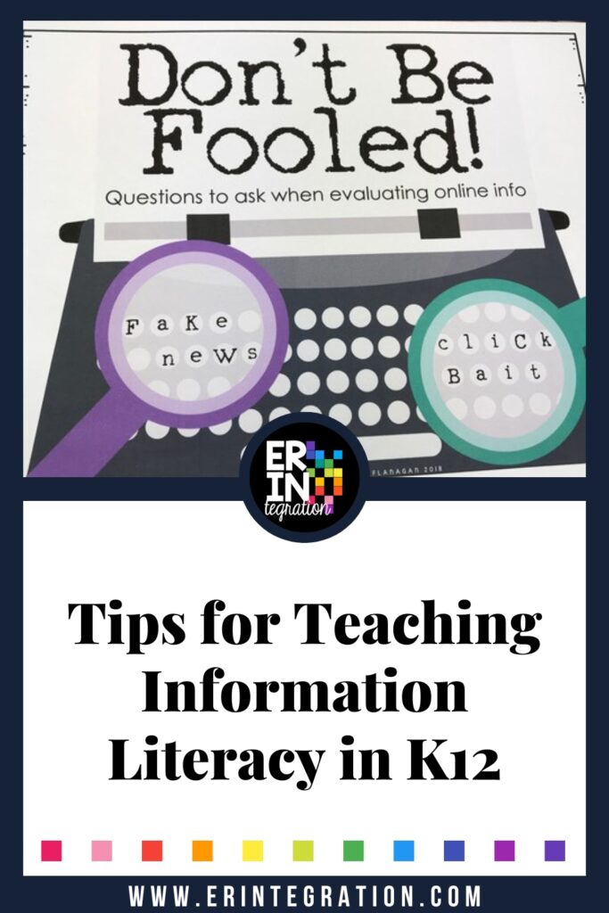 Teaching Information Literacy in the Classroom - Erintegration