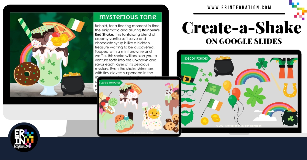 St. Patrick's Day Technology Design Activity - Create a Shake on Google ...