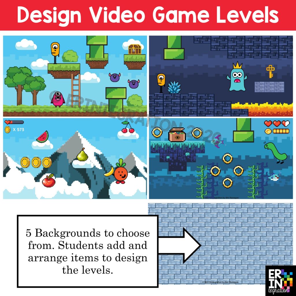 Design Your Own Video Game Technology & Writing Activity on Google ...